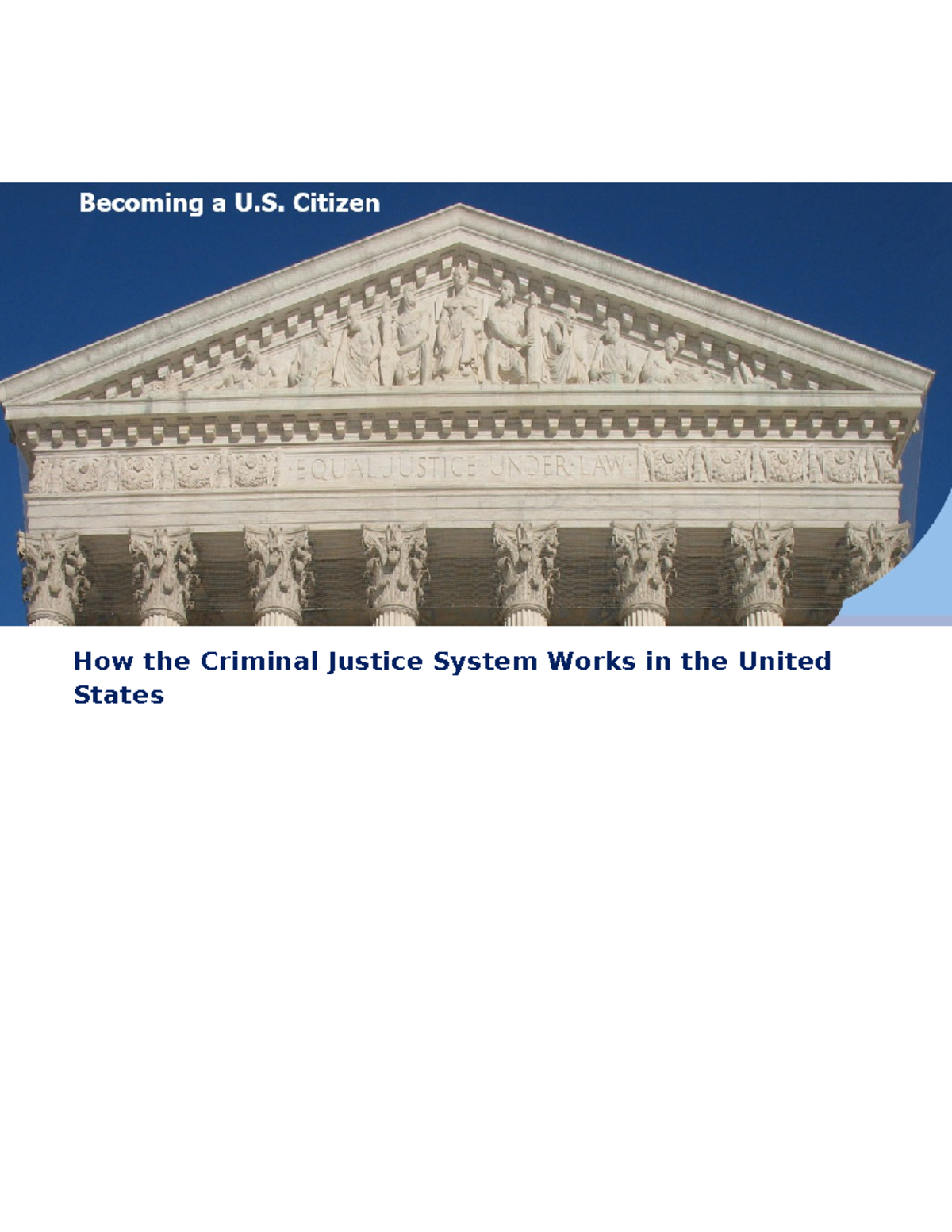 Projectonefinal - final project A grade - How the Criminal Justice ...