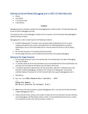 Document 33 (45) - Bob - Supported Ethernet NICs for Network Kernel Debugging in Windows 10 ...