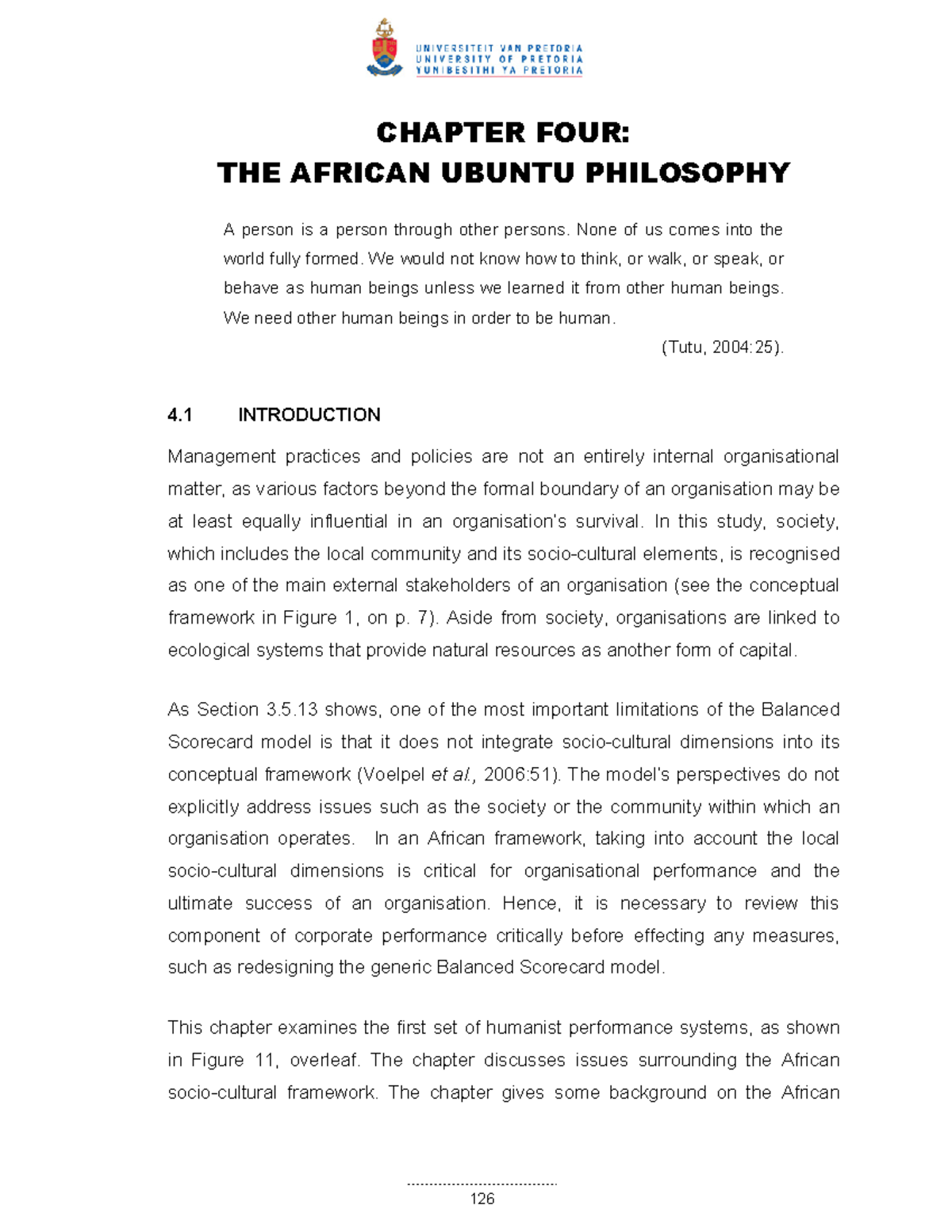 Ubuntu Notes Unbuntu - 4 CHAPTER FOUR: THE AFRICAN UBUNTU PHILOSOPHY A ...