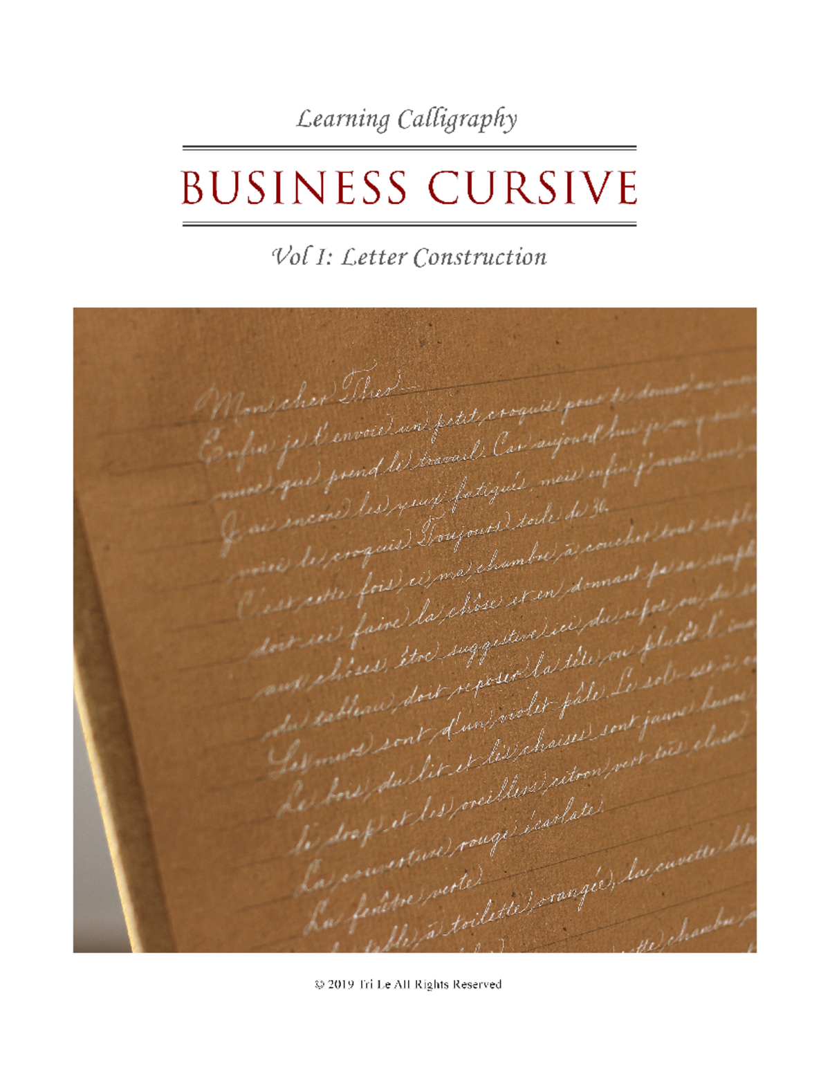 Business Cursive Vol 1 Letter Construction - expresion escrita - Studocu