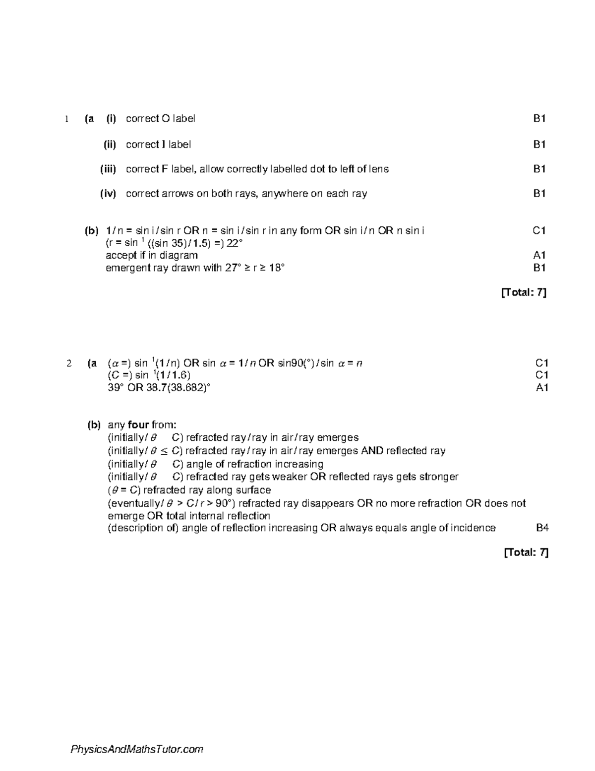 Light 2 MS - physics revision for homework and test and practice exams ...
