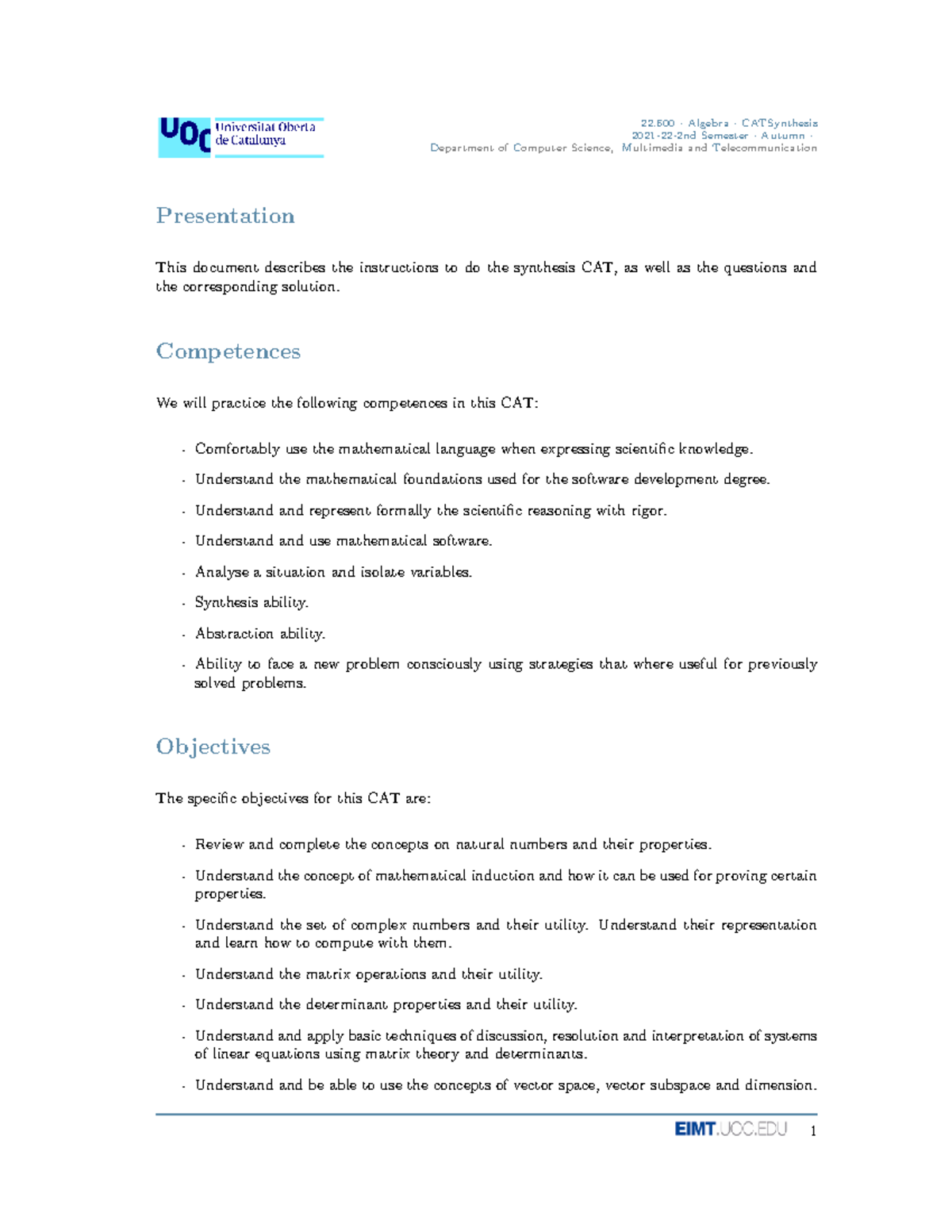Algebra Synthesis ENG 21 22 Q2 SOL - 2021-22-2nd Semester · Autumn · Department of Computer ...