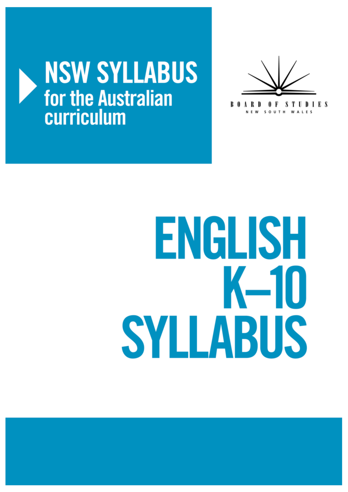 English - K-10 Yr 7-10 Syllabus - Stage 4 - © 2012 Copyright Board of ...
