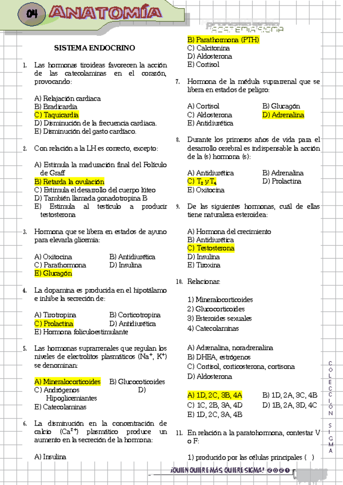 Biología- Anatomía { Sigma}-2021-1 - C O L E C C I Ó N S I G M A ...