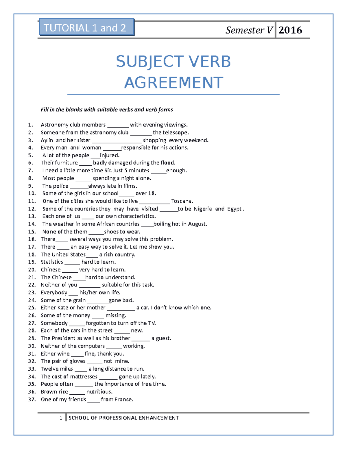 373119666 19861 Final Pev102 Tutorial - Semester V 2016 SUBJECT VERB ...