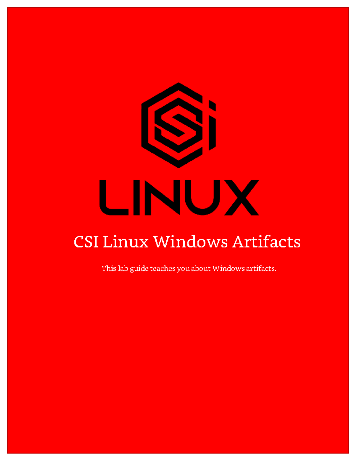 CSI Linux - Encryption - nnnn - CSI Linux Windows Artifacts This lab ...
