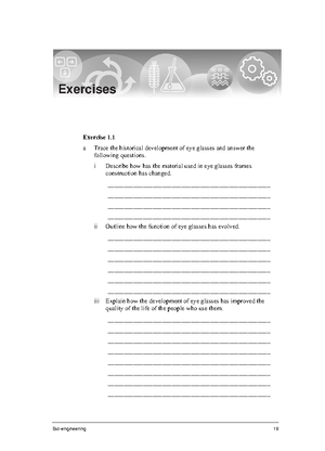 Biomedical Engineering Part 1 Course Notes - Bio-engineering Part 1 ...