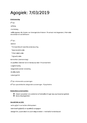 Agogiek - heel het semester - Agogiek 1. Wat is agogiek Agogiek is niet ...