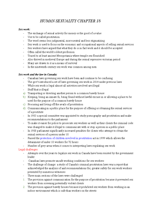 HLST Midterm Study Quide - Chapter 1 What is Human Sexuality? What is ...
