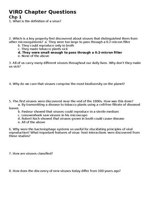 Viruses for exam 3 short answers biology of viruses tamu - 1. Explain ...