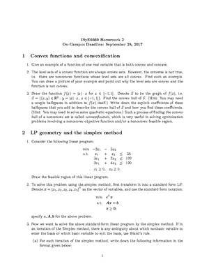 6669Homework 1 - Homework 1 - ISyE6669 Deterministic Optimization Homework 1 Solutions September ...