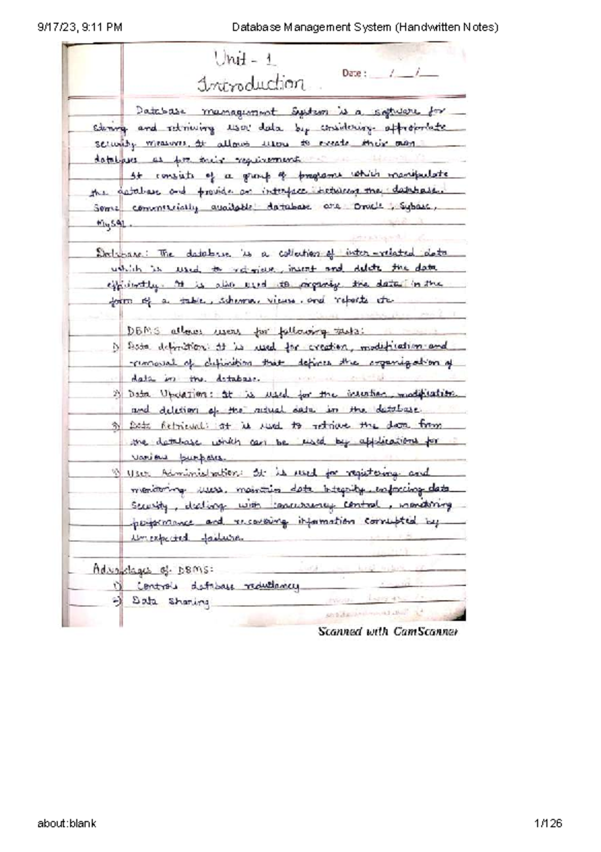 DBMS quantam very new edition compressed - Database Management System - Studocu