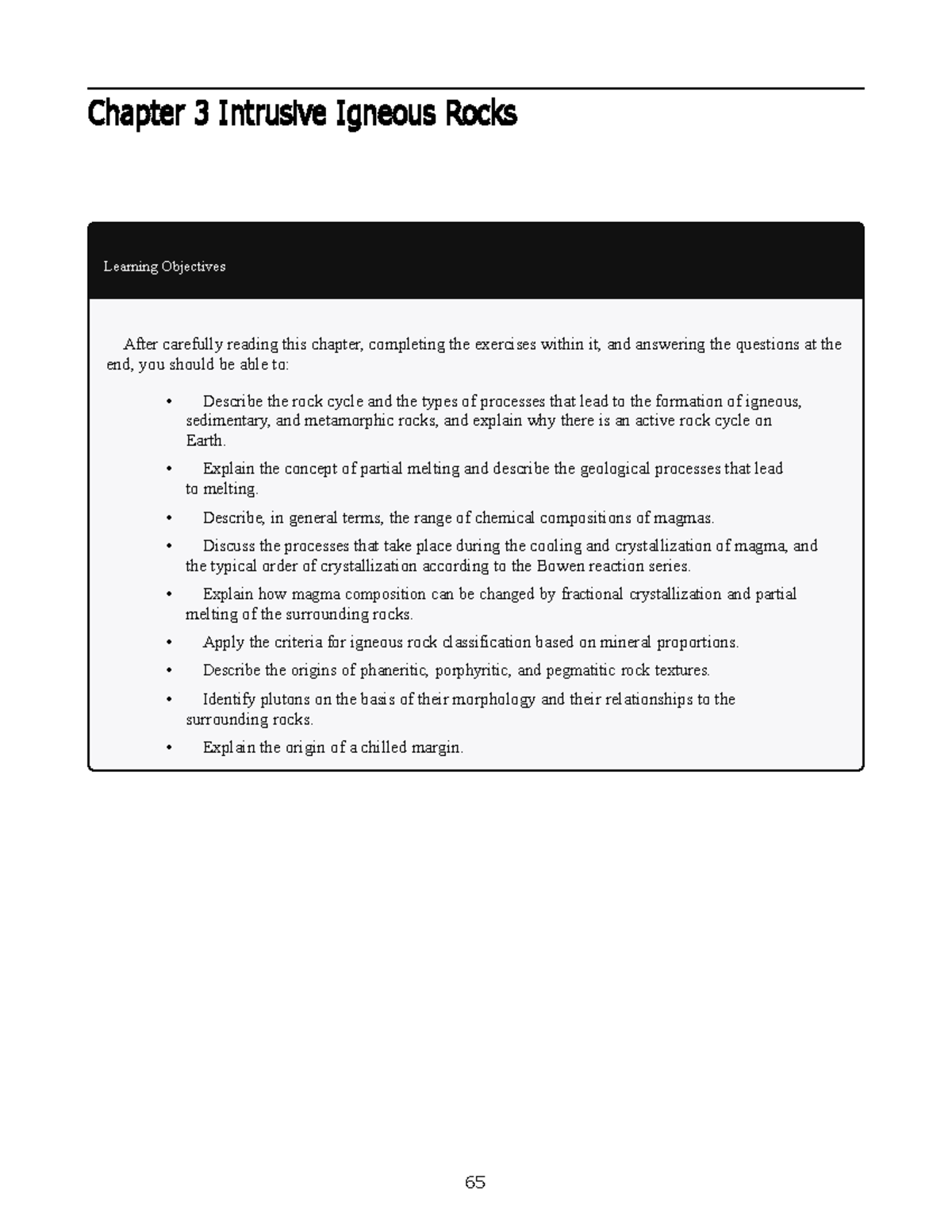 Chapter 3 Intrusive Igneous Rocks - Chapter 3 Intrusive Igneous Rocks ...