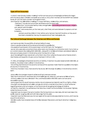 Chapter 2 notes - Indigenous Peoples Within Canada: A Concise History ...