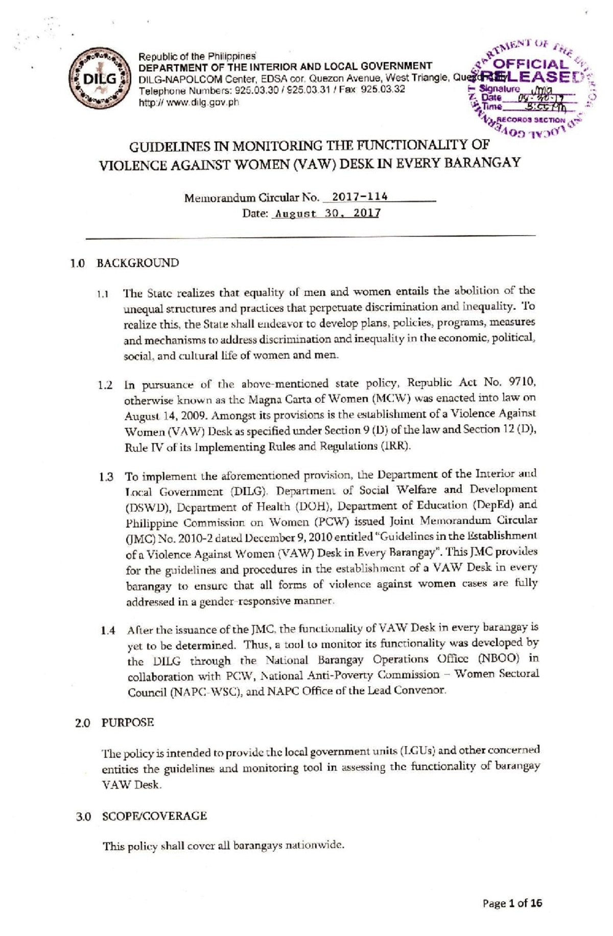 Vaw desk form - trffsdfga dsafasdf - SEARTHER OF Republic of the ...