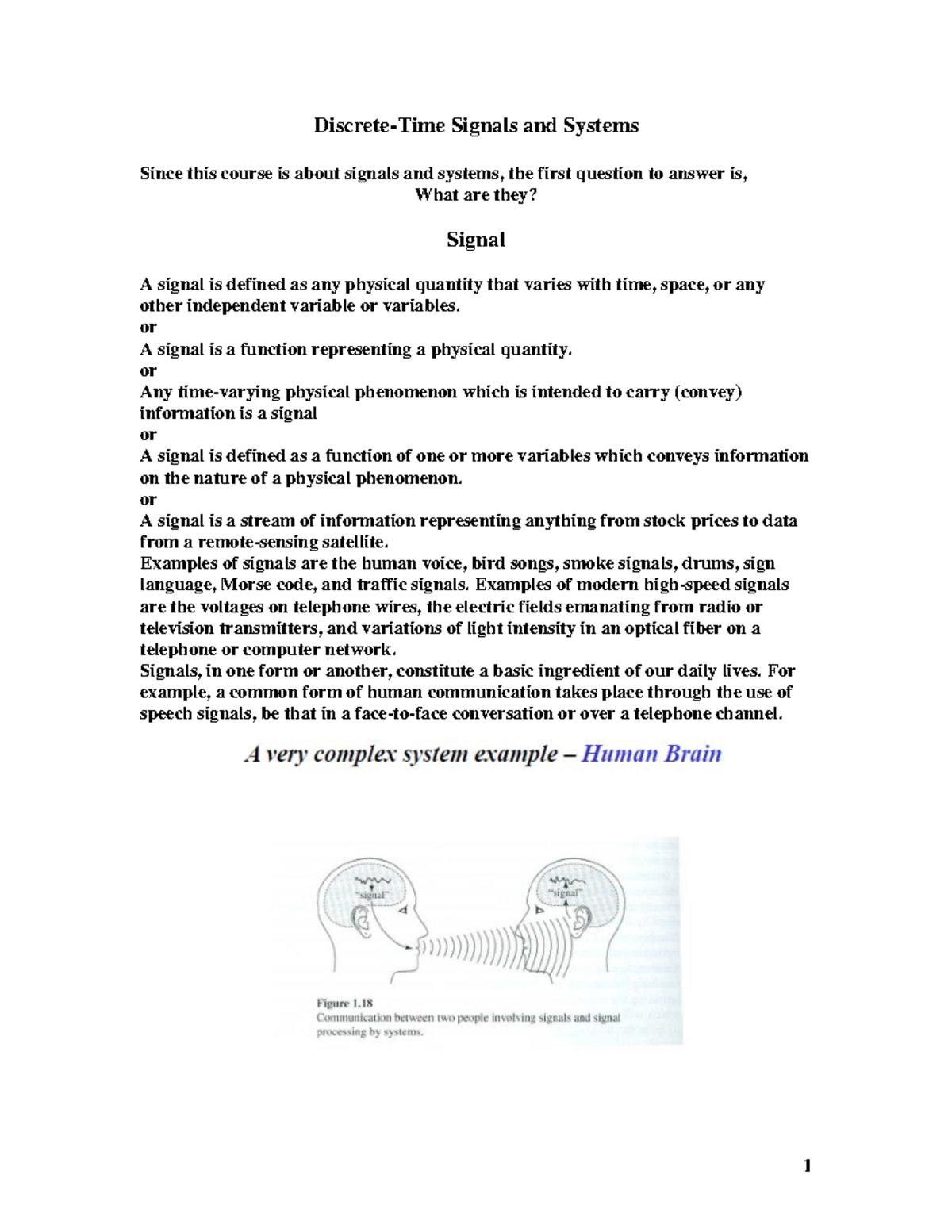 EECE304 Discrete Time Signals and Systems - Discrete-Time Signals and ...