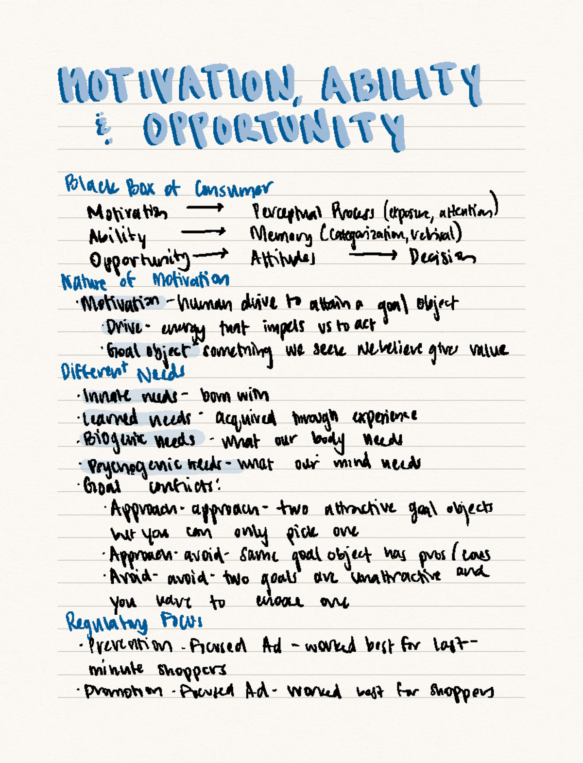 Motivation, Ability, Opportunity - MMOTTINAATTIONN AABILITY É ...