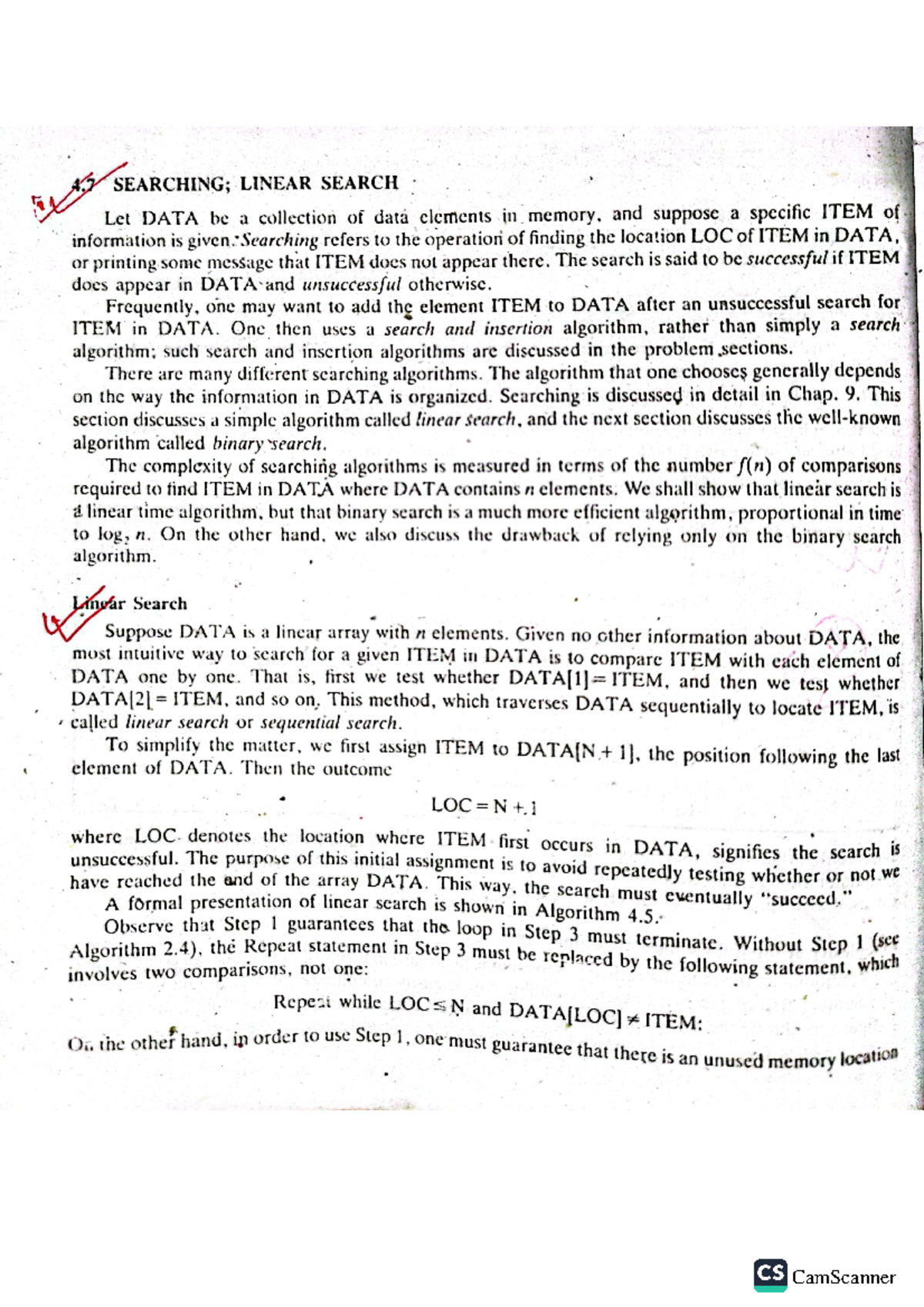 Linear Search Algorithm - CamScanner CamScanner - Studocu Linear Search Algorithm - CamScanner CamScanner - Studocu