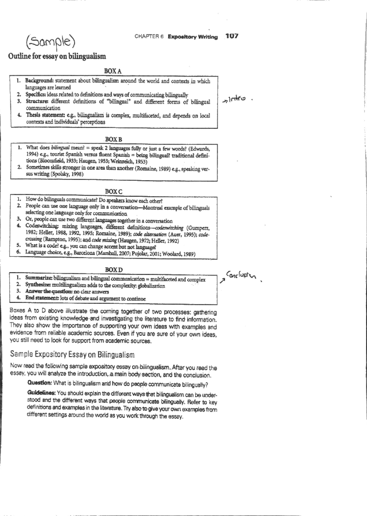 Expository Essay- Sample Outline and Essay - Ap/Esl 1450 - Studocu