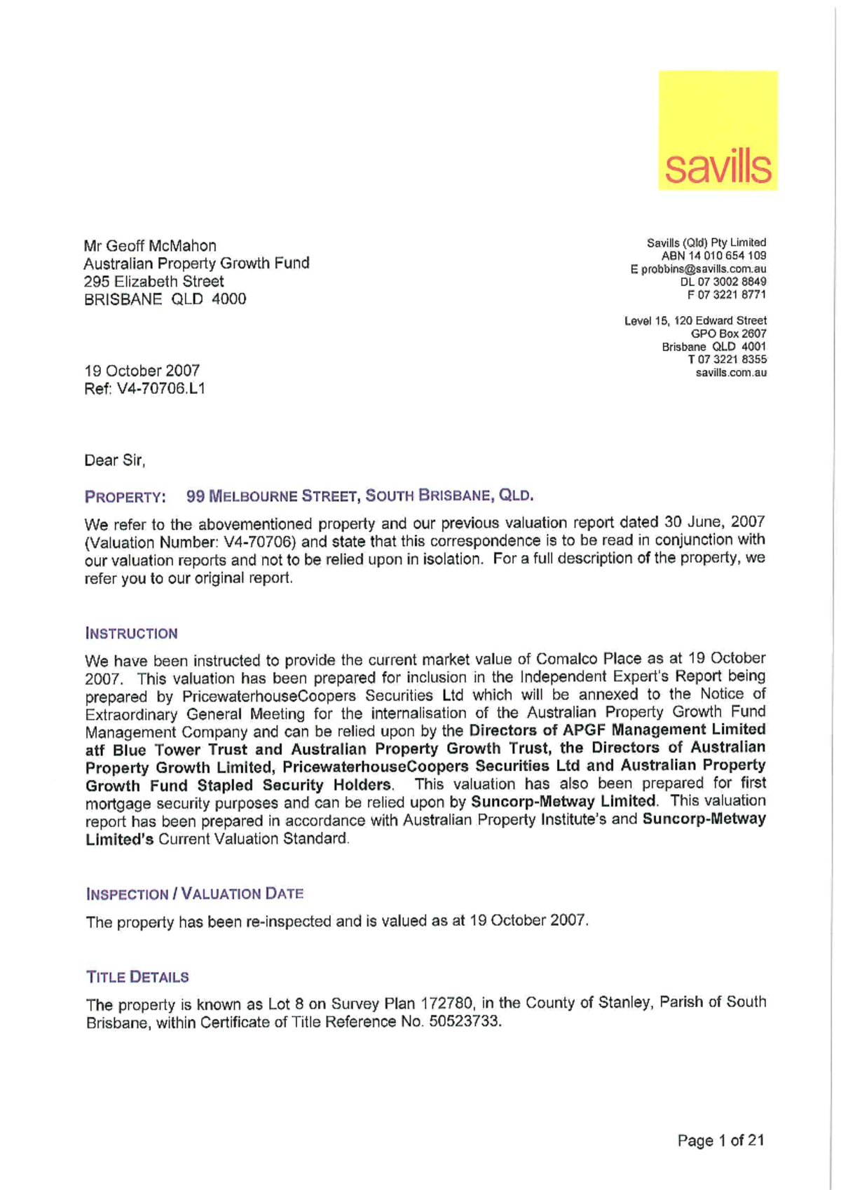 Sample Commercial VAL WITH A DCF - 200603 - Studocu