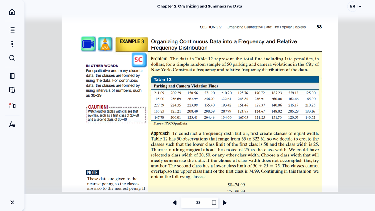 Mpage 83 - Page 83 - MATH 235 - 83 Chapter 2: Organizing and ...