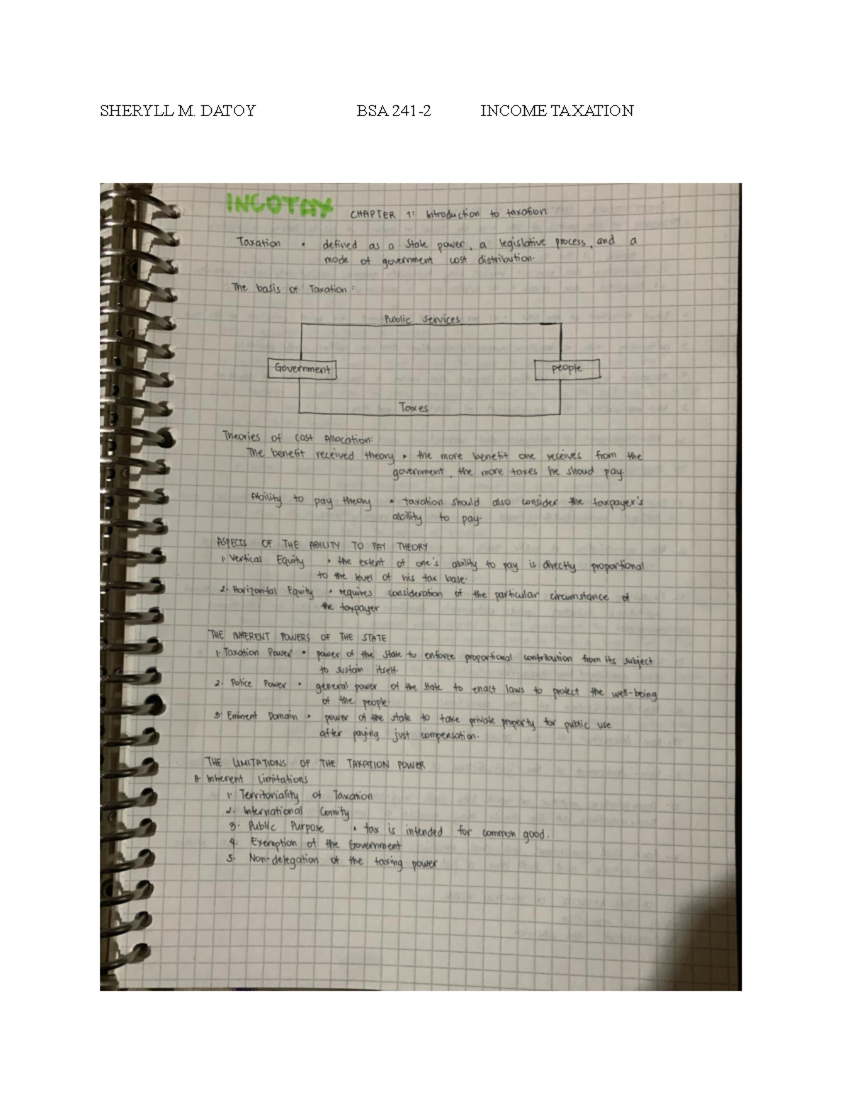 Document (10) - intacc 1 - ERYLL M. DATOY BSA INCOME TAXATION INCOTAY ...