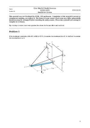 ECOR1053 course Outline-Vandenberg v2 - ECOR1053: Fundamentals of ...