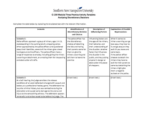 CJ 230 Module Five Practice Activity Template - CJ 230 Module Five ...