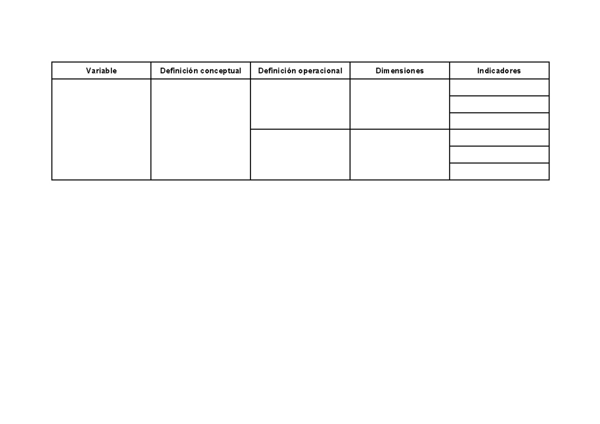 Cuadro Operacional - Técnicas e Instrumentos para la Investigación ...