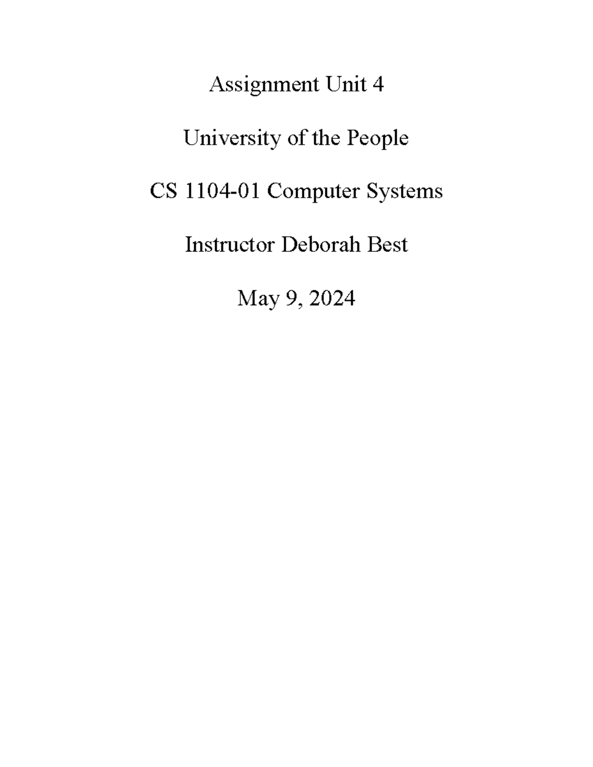 Assignment Unit 4 - It constructs the D Flip-Flops and every D Flip-Flop has been enabled input ...