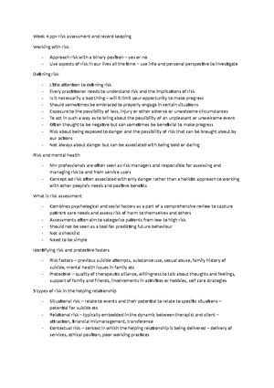 WEEK 3 Human Rights Based AND Person Centred CARE Approaches TO Mental ...
