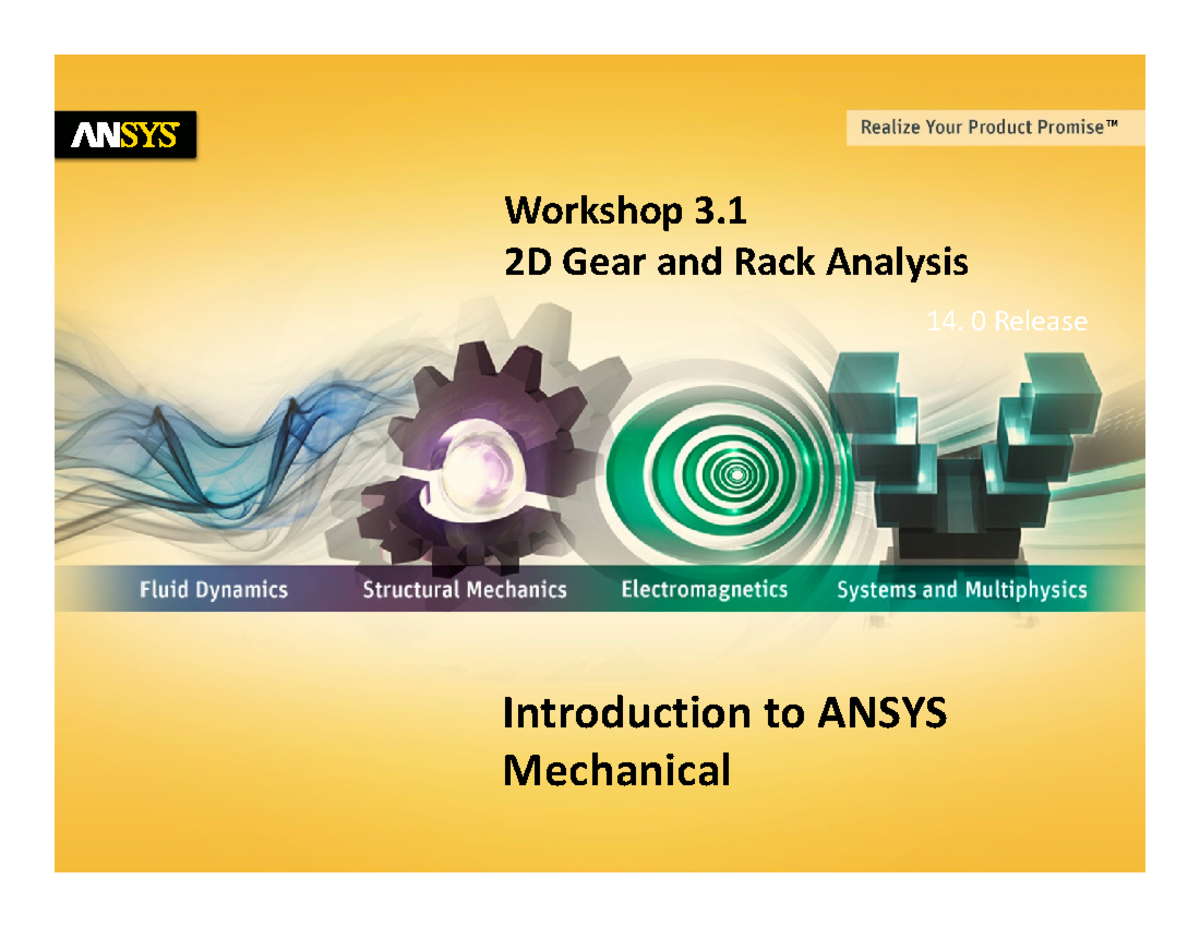 Mech-Intro 14 - PRACTICA 2 WORKBENCH PARTE 1 - 14. 0 Release ...