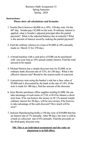 BUSI220-Business Math-Spring 2024- Course Outline Updated-1 ...