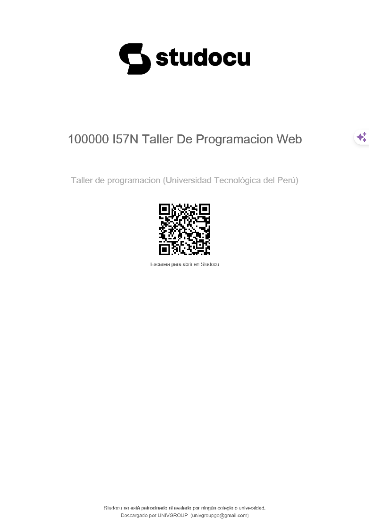 100000 I57N Taller De Programacion Web - 100000-i57n-taller-de-programacion-web - studocu 157N ...