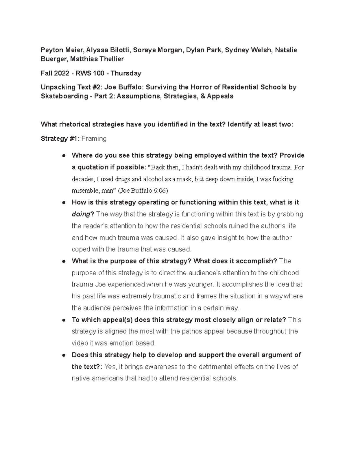 Unpacking the Text 2 Part 2- Rws 100 - Peyton Meier, Alyssa Bilotti ...