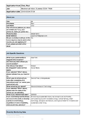 Form preview - asdasda - Application from Choi, Paul Job Mechanical ...