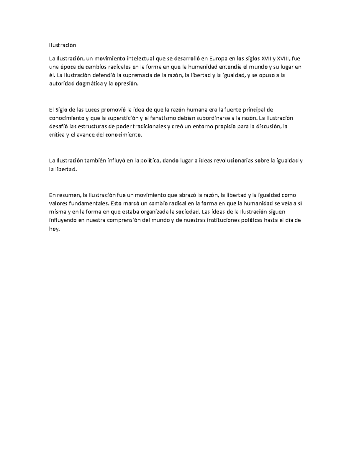 Filosofia del Lenguaje - Ilustración La Ilustración, un movimiento ...