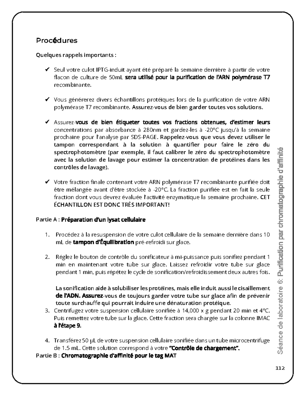 L6P - lab 6 procédure - french - Séance de laboratoire 6: Proc dures Quelques rappels importants ...