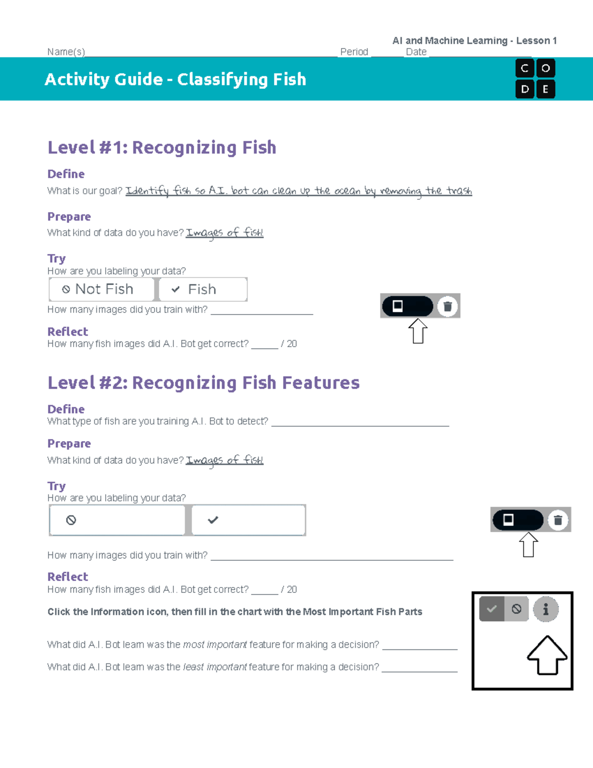 U7L01 - Activity Guide - Classifying Fish - AI and Machine Learning ...