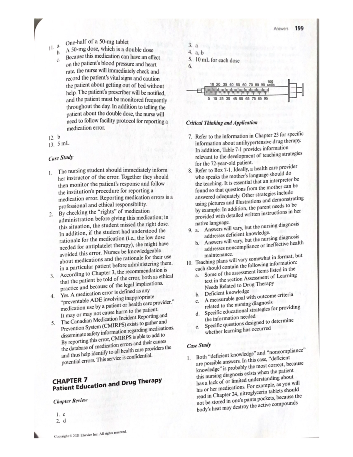 chap 7 patient education and drug therapy MC answers - PHAR 1280 - Studocu