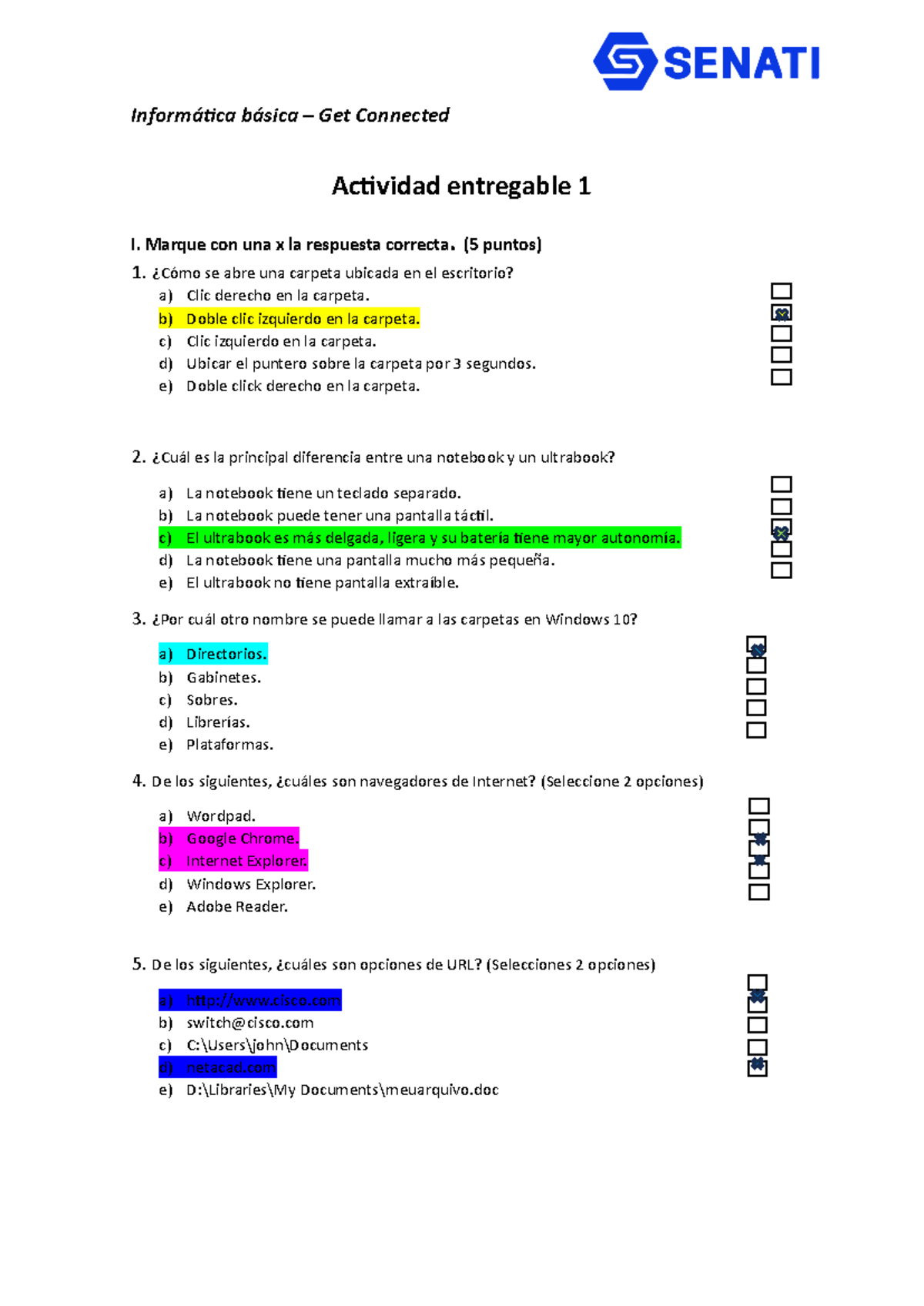 SINU-151 Entregable 01jhoncruz - Informática básica – Get Connected Actividad entregable 1 I ...