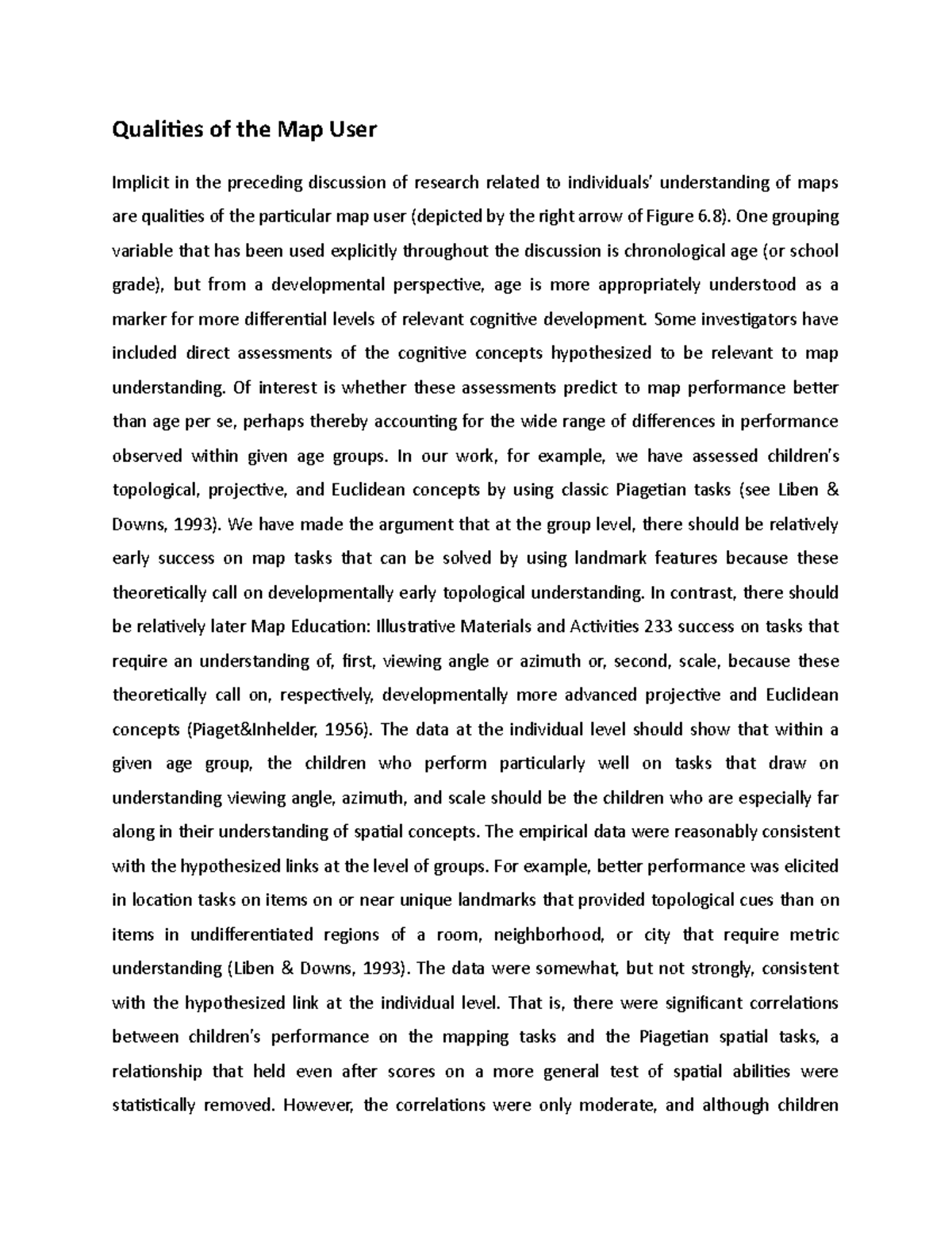 Qualities of the Map User - Qualities of the Map User Implicit in the ...