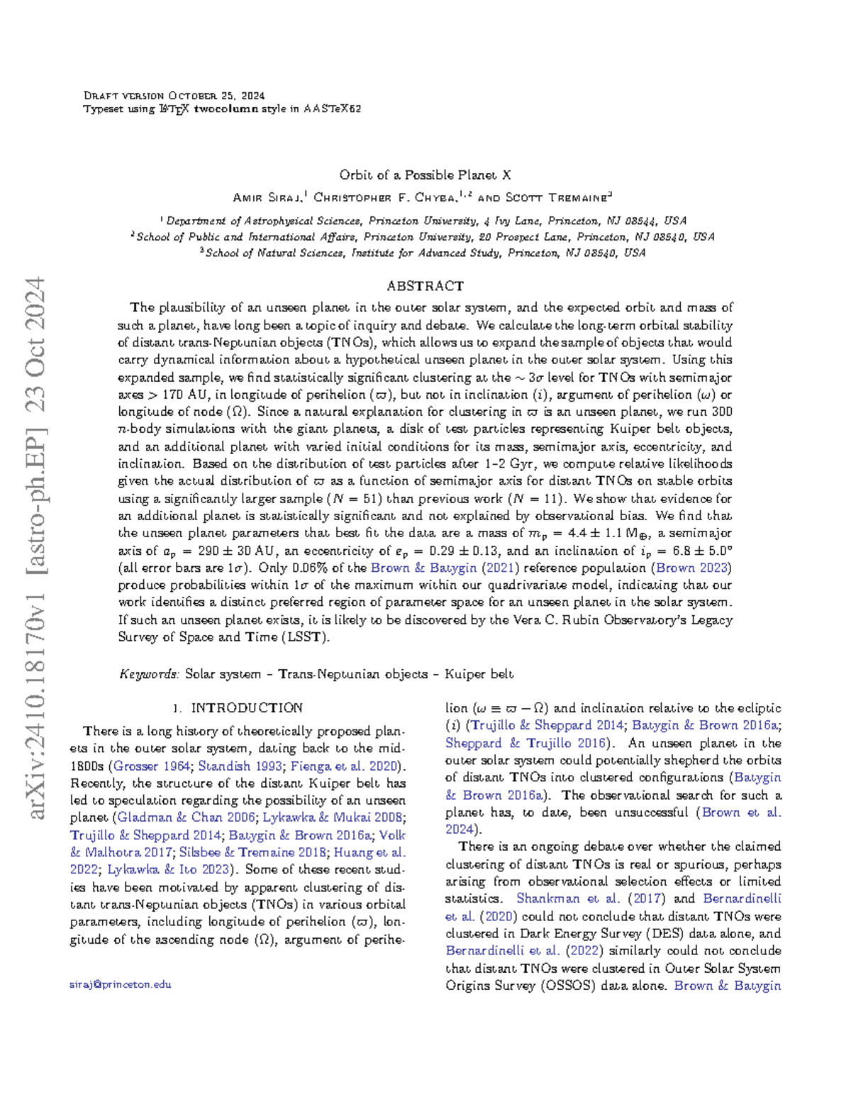 2410 - lorem - Draft version October 25, 2024 Typeset using LATEX ...