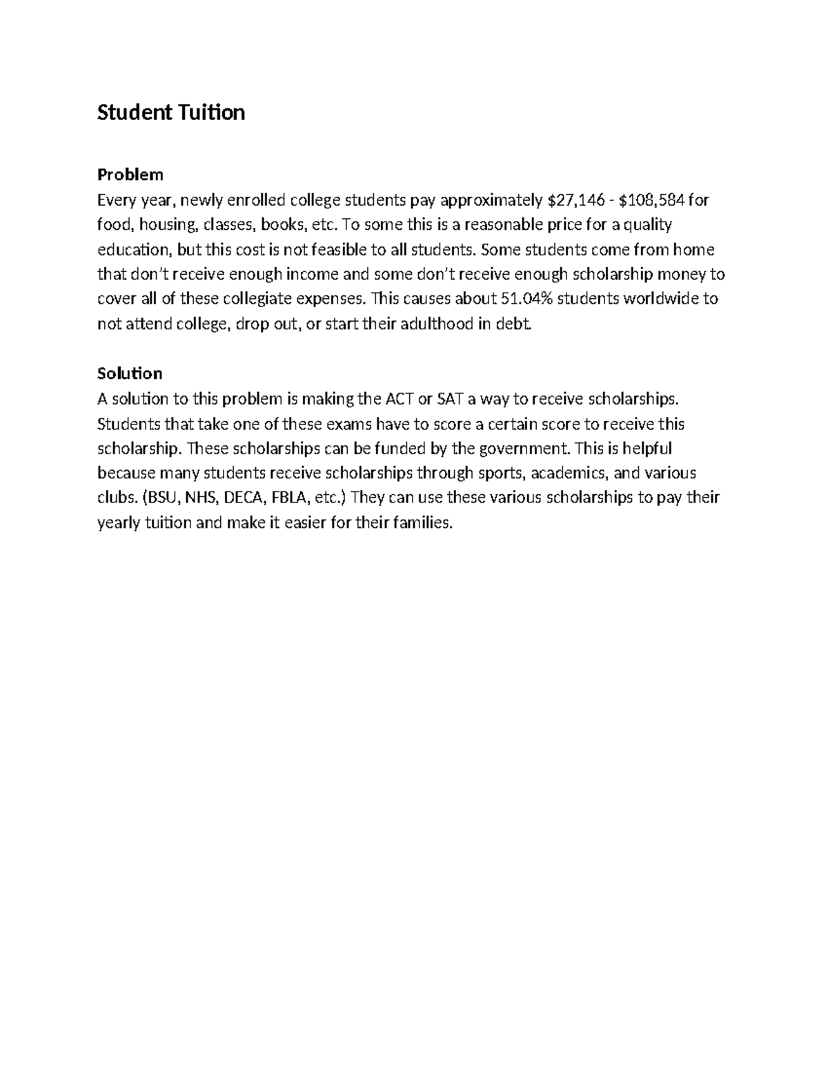 Student Loans - love is it - Student Tuition Problem Every year, newly ...