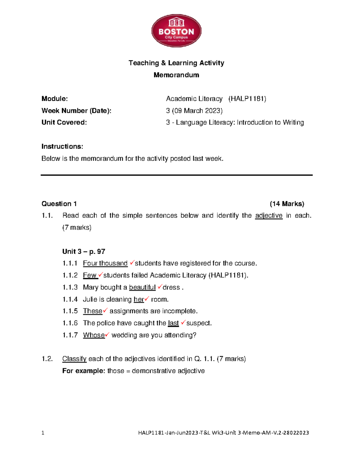 HALP1181 Jan Jun2023 28022023 55 - Teaching & Learning Activity ...