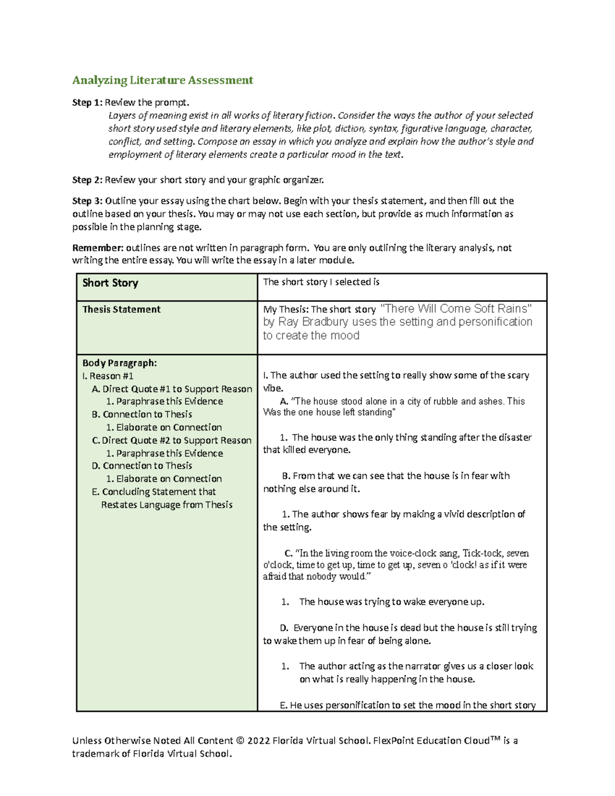 Copy of 1.03 Assessment - Analyzing Literature Assessment Step 1 ...