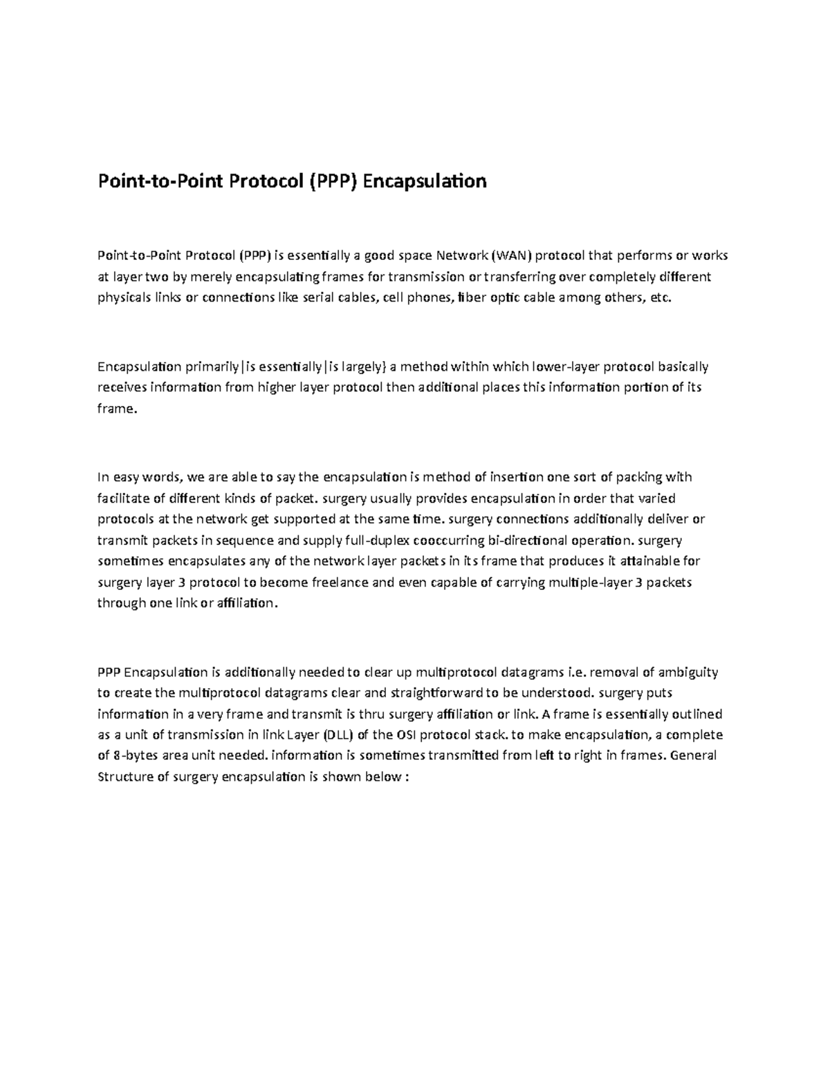 Point-to-Point Protocol Encapsulation - Point-to-Point Protocol (PPP ...