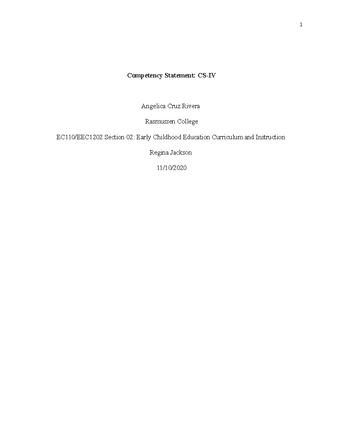 ACruz Rivera Module 6Assignment 110620 - EEC 1970 - Studocu