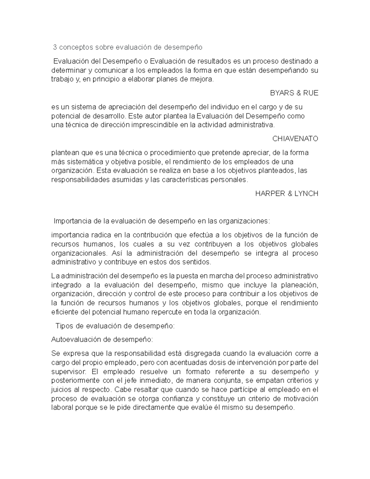 5.1.- Conceptos Y Beneficios DE Evaluacion DEL Desempe; - 3 conceptos sobre evaluación de ...
