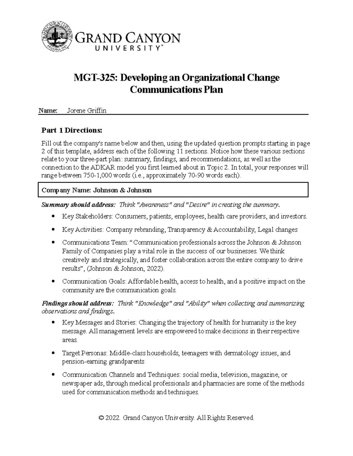 Topic 8 Assignment - MGT-325-RS-T8-Organizational Change Communications ...